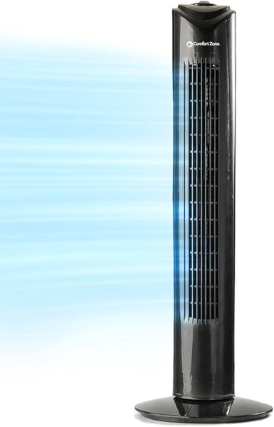 Comfort Zone 32" Oscillating Portable Tower Fan – Comfort Zone, Mr ...