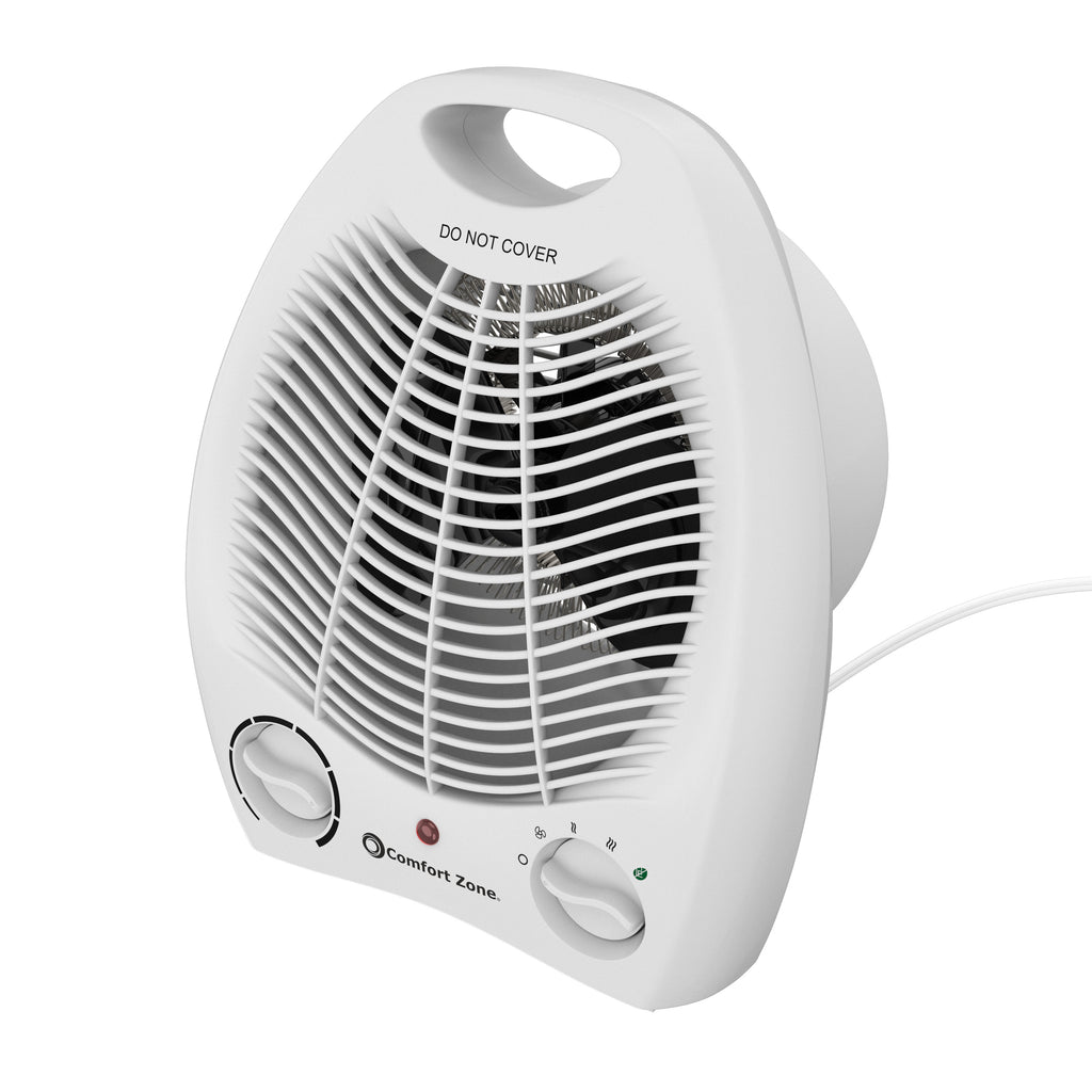Comfort Zone Fan-Forced Electric Portable Heater with Thermostat ...