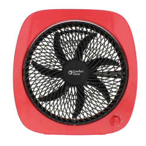 Comfort Zone 10" 3-Speed Square Turbo Desk Fan – Comfort Zone, Mr ...